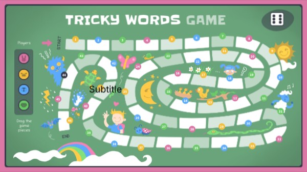 tricky words game | Genially