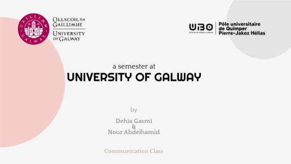 Galway University | Genially