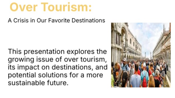Over Tourism: | Genially