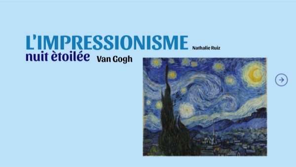 L'IMPRESSIONISME | Genially