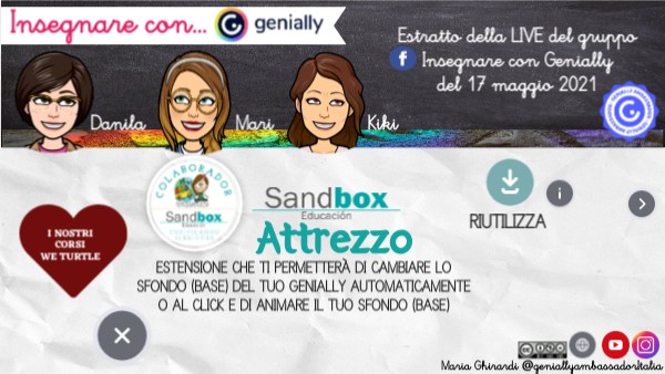RIUTILIZZABILE-ATREZO LIVE 1 INSEGNARE CON GENIALLY | Genially