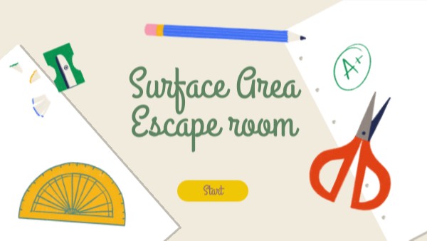 Surface Area Escape room | Genially