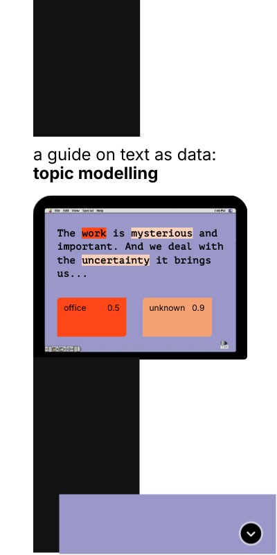 a guide on text as data: topic modelling | Genially
