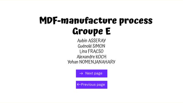 Diagramme MDF | Genially