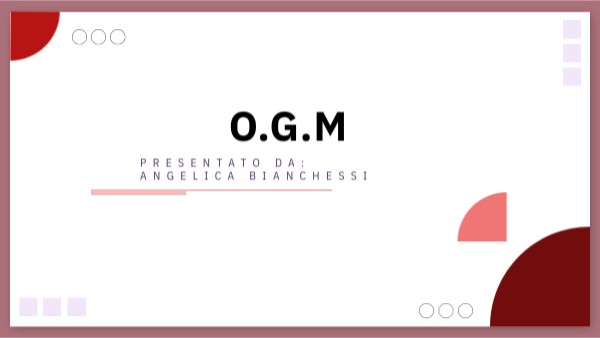 O.G.M | Genially