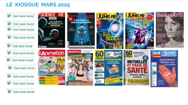LE KIOSQUE MARS 2025 | Genially