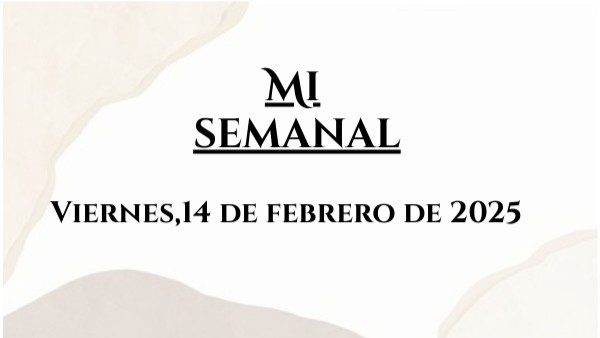 Mi semanal | Genially