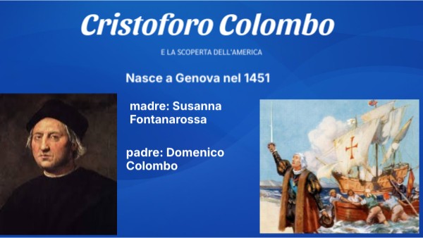 Cristoforo Colombo | Genially