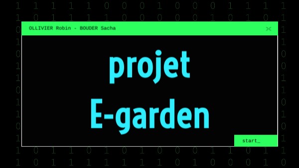 projetE-garden | Genially