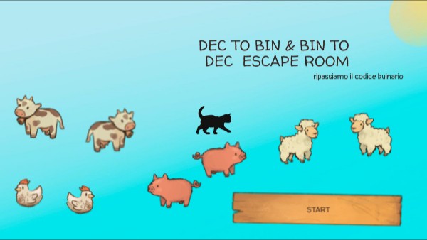 Dec to bin & bin to dec escape room | Genially