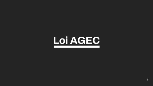 Loi AGEC | Genially