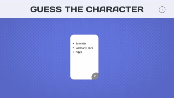 guess the character | Genially