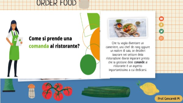 ORDER FOOD | Genially