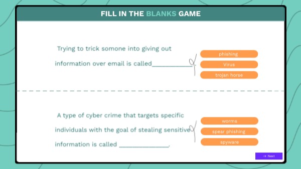 phishing game V2 | Genially