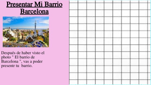 Presentar Mi Barrio Barcelona | Genially