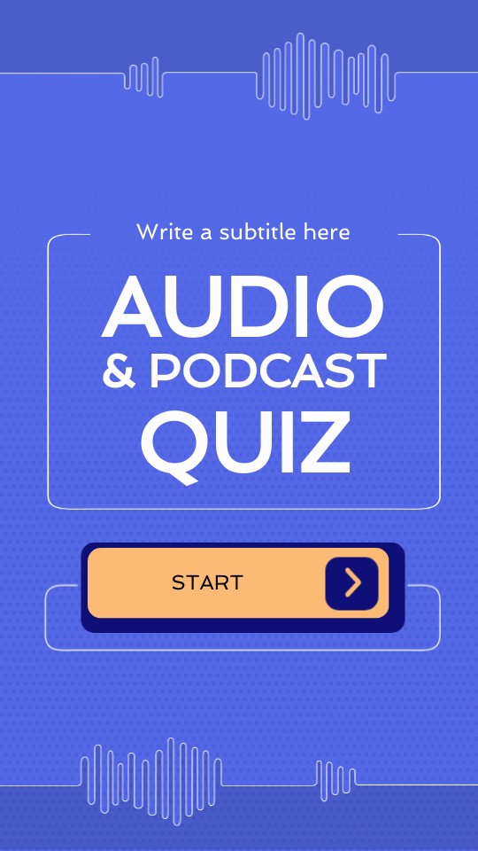 Quiz audio podcast mobile | Genially