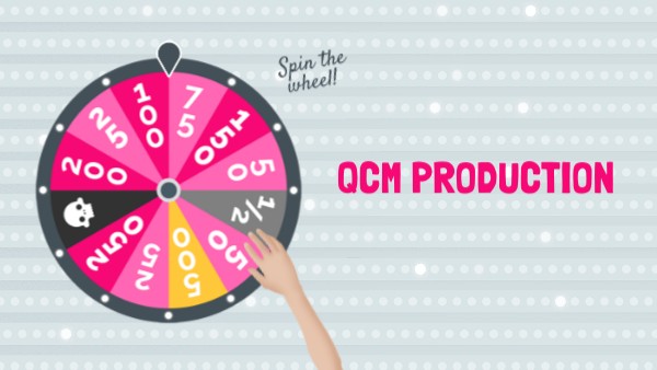 QCM production | Genially