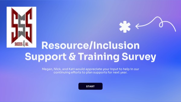 Resource/InclusionSupport & Training Survey | Genially