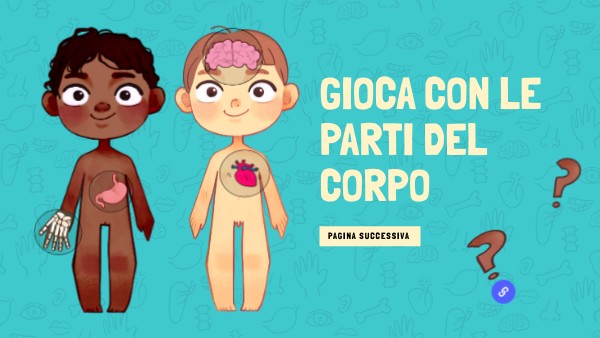 GIOCA CON LE PARTI DEL CORPO | Genially