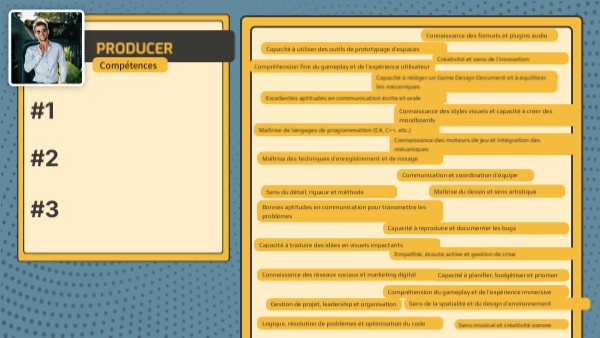 Producer - fiche métier | Genially