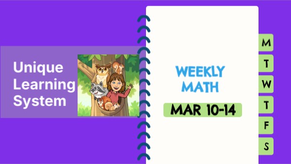 Math Week 2: 3/10/25-3/14/25 | Genially