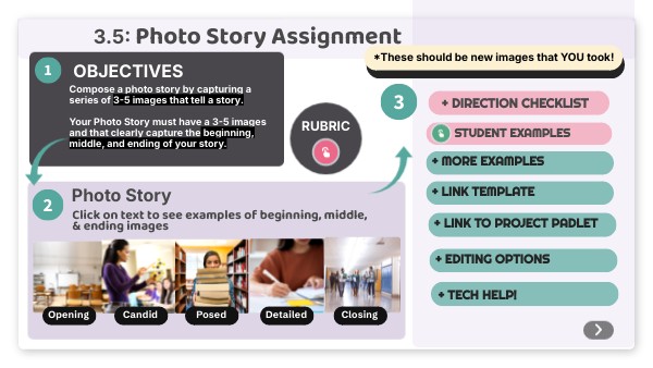 ACC: 3.5: Photo Story Assignment | Genially