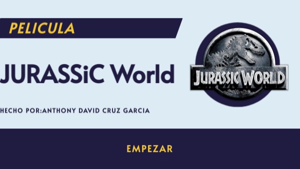 JURASSiC World | Genially