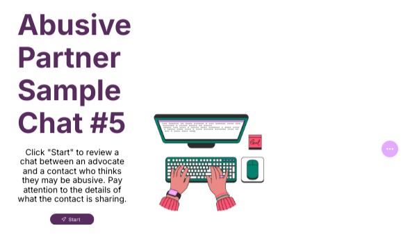 Sample Chat 5 - Abusive Partner | Genially