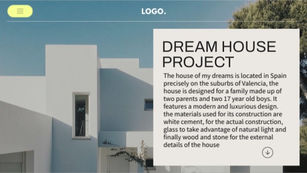 dream house project | Genially