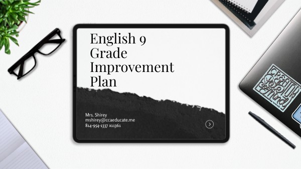 English 9 Grade Improvement Plan | Genially