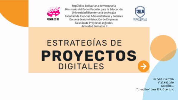 proyectos | Genially