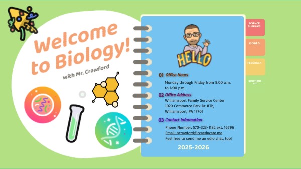 Welcome to Physical Science! | Genially