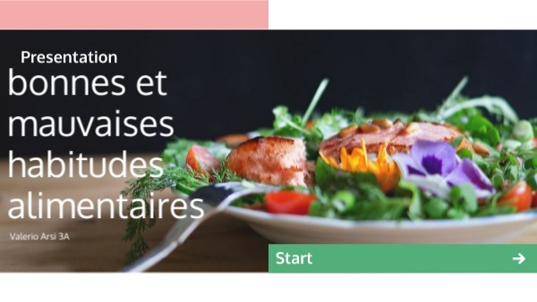 bonnes et mauvaises habitudes alimentaires | Genially