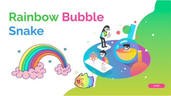 Rainbow Bubble Snake | Genially