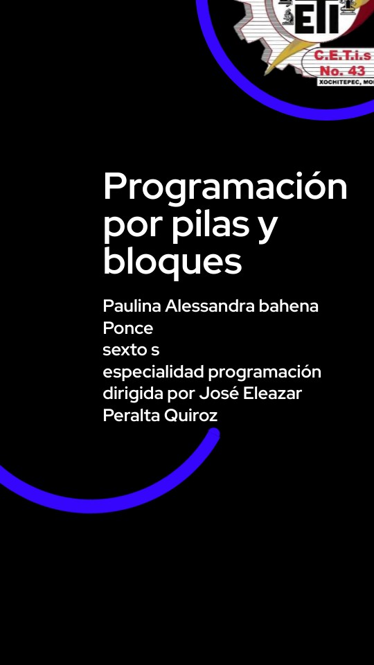 Programación por pilas y bloques | Genially