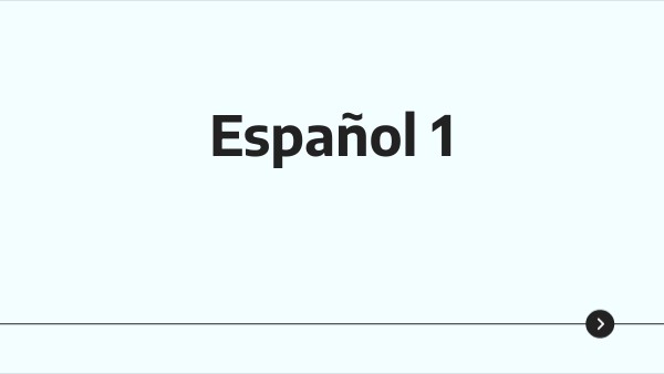 Español 1 | Genially