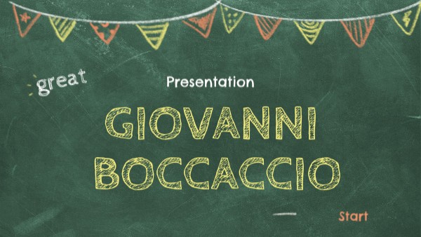 giovanni boccaccio | Genially
