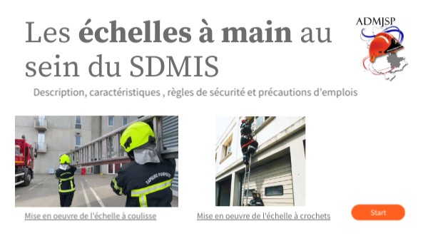 Les échelles à main au sein du SDMIS | Genially