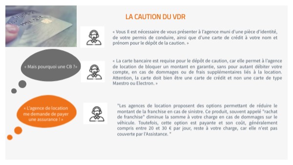 LA CAUTION DU VDR | Genially
