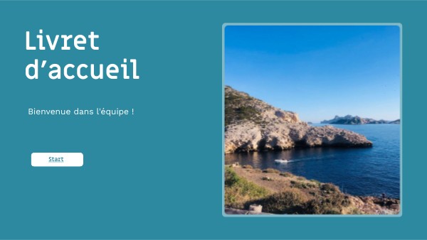 Livret d'accueil | Genially