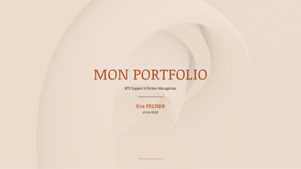 MON PORTFOLIO | Genially