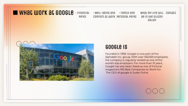 What work at google | Genially