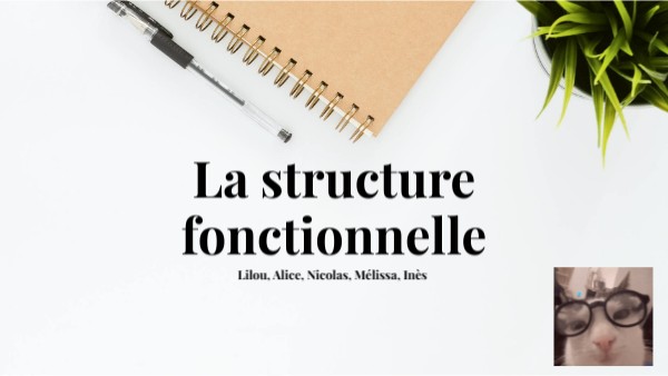 La structure fonctionnelle-Groupe 2 | Genially