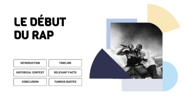 le débutdu rap | Genially