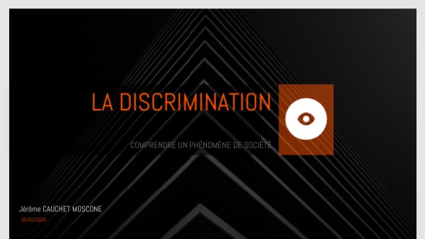 La discrimination | Genially