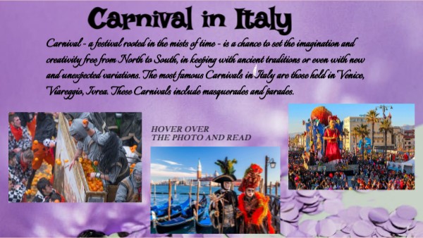 Carnival in Italy | Genially