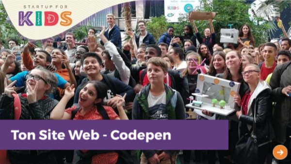 Créer ton site web - Codepen | Genially