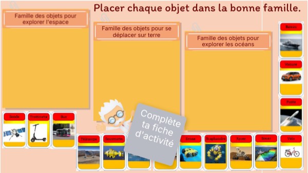 Famille d'objets | Genially