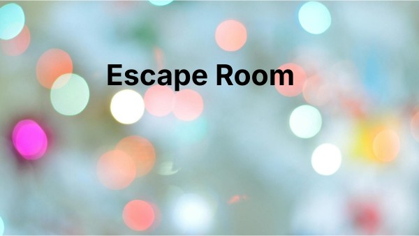 Escape Room | Genially