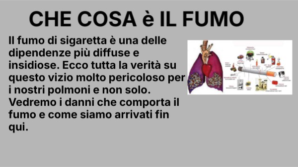 CHE COSA è IL FUMO | Genially